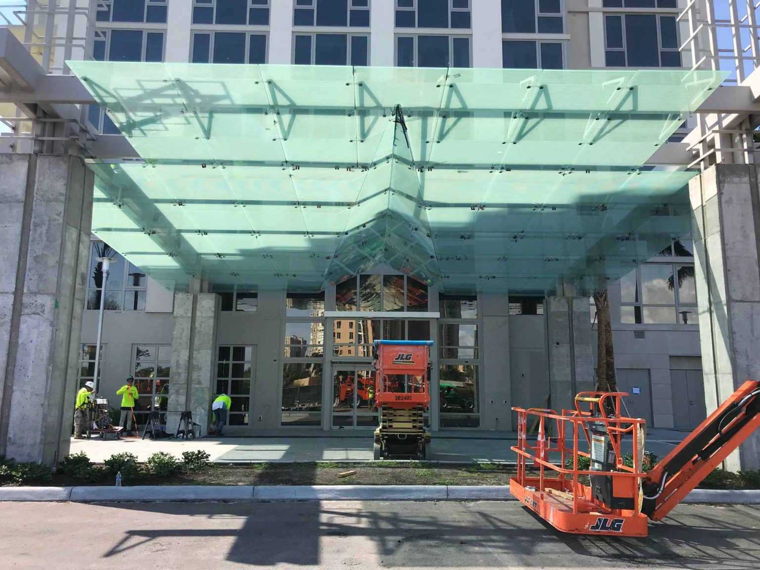 Breathtaking Glass Canopy - Mystique Condo - Engineering Express