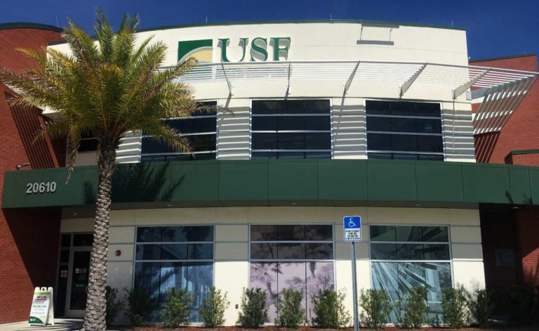 University of South Florida Credit Union Louvered Sunshade ...