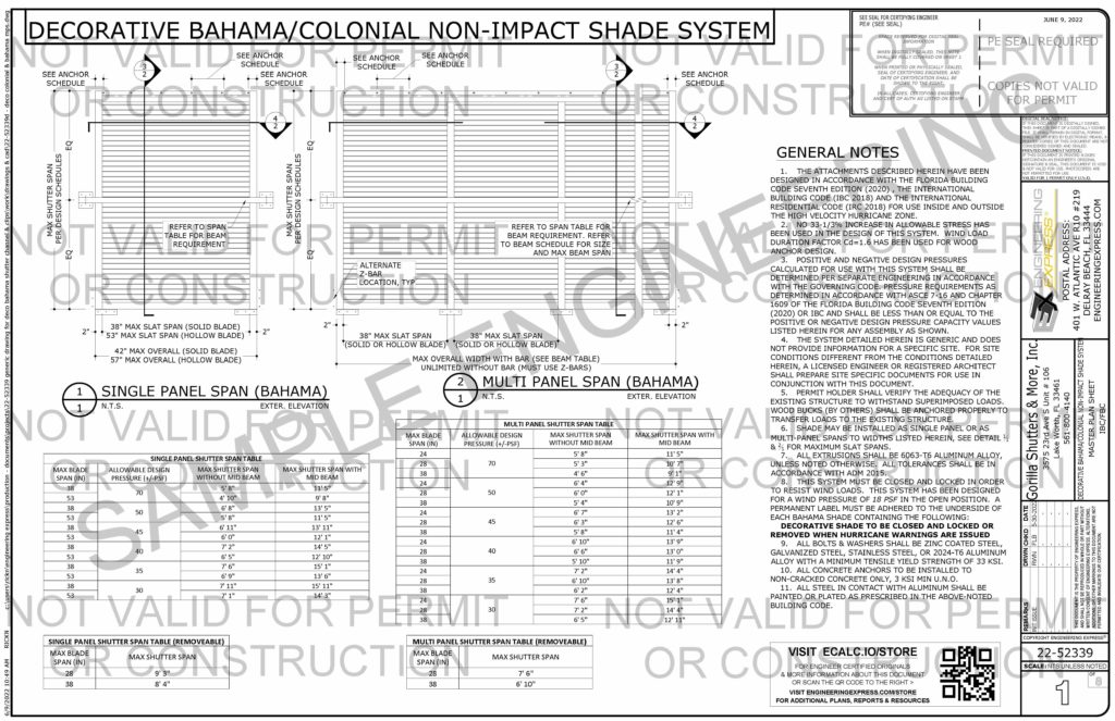 Shutter Designs | Shutter Engineer Plans | Engineering Express