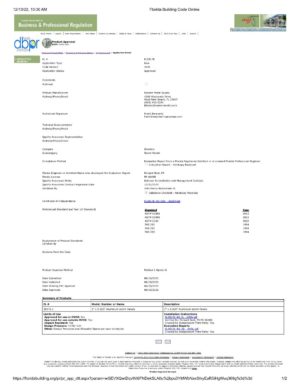 Florida Product Approvals - Engineering Express