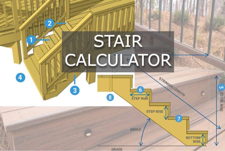 Deck Stairs Calculator - Engineering Express